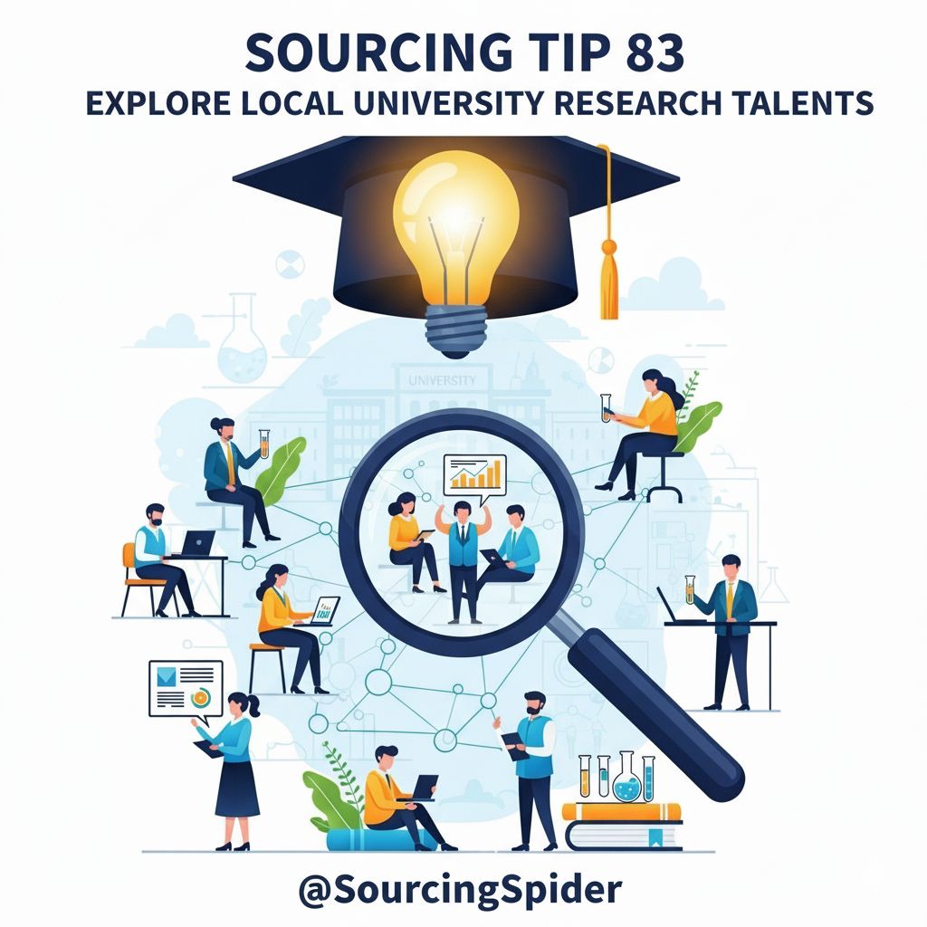 #SourcingTip- Day 83 – Explore Local University Research Labs for emerging Talents.👫 ...