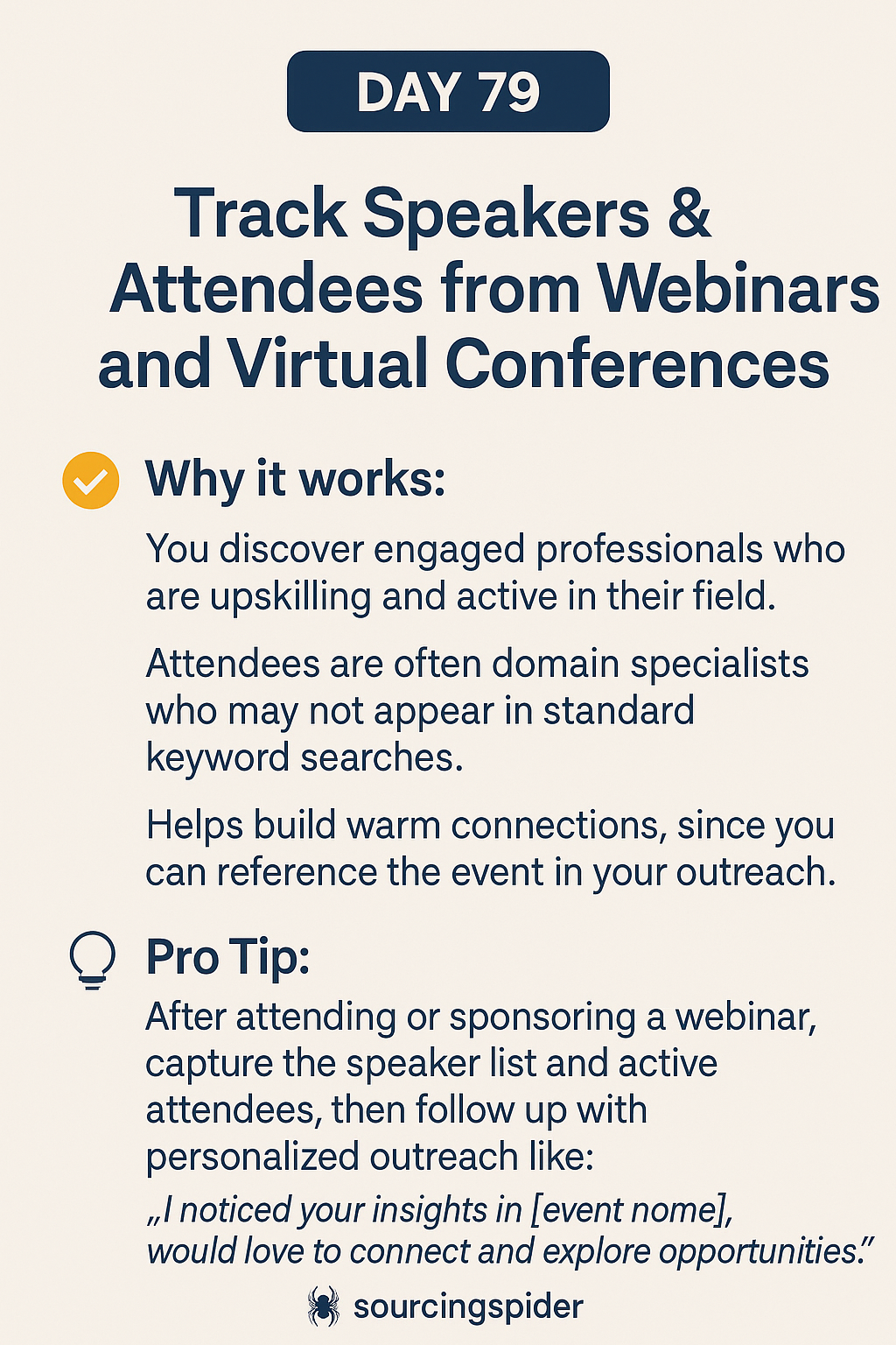 #SourcingTip- Day 79 – Track Speakers & Attendees from Webinar and ...